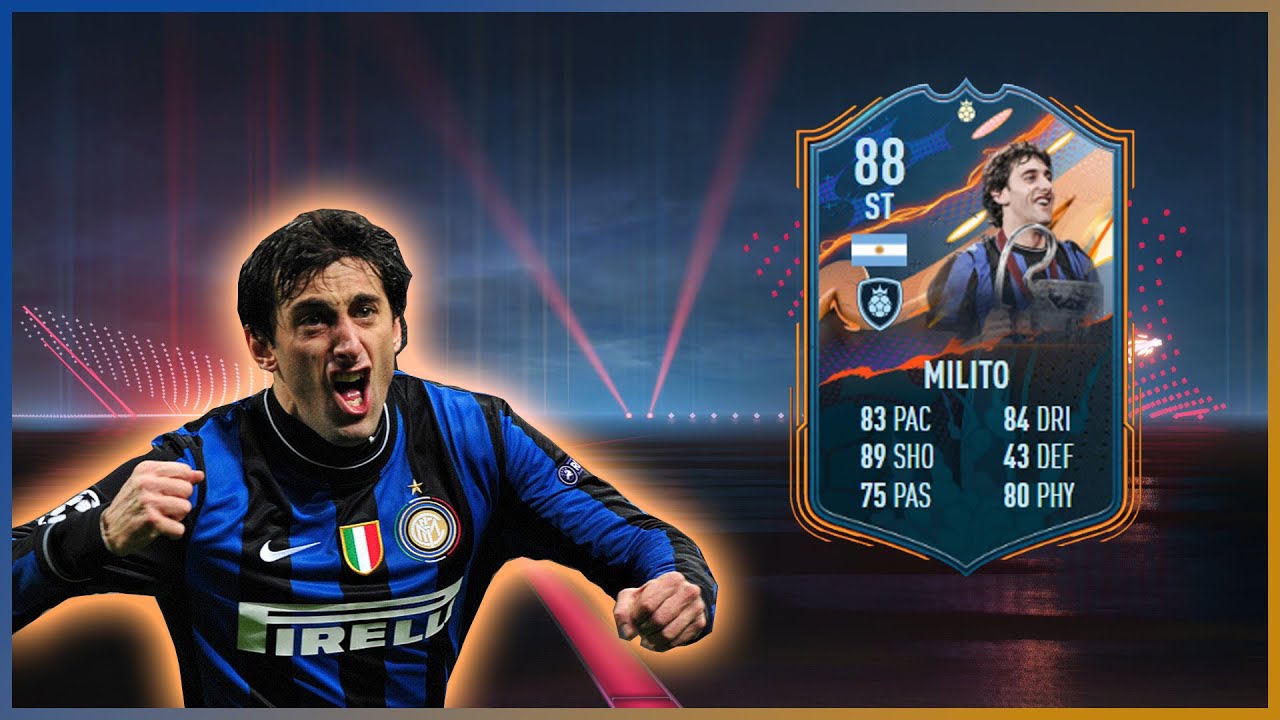 FIFA 23 HERO MILITO PLAYER REVIEW | 88 MILITO PLAYER REVIEW - YouTube