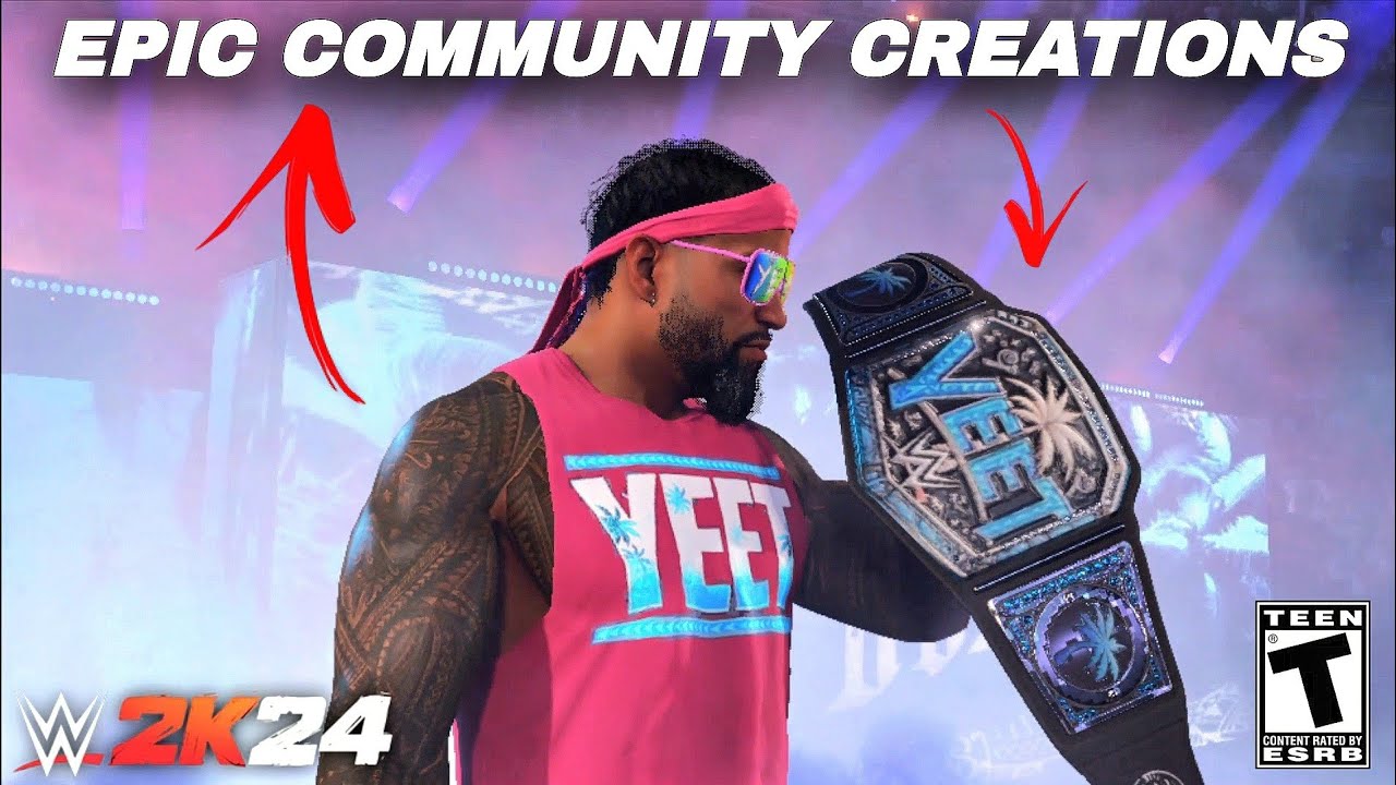 Jey Uso Epic Entrance w/ WWE YEET CHAMPIONSHIP TITLE ! Epic Community ...