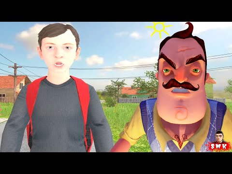 ШОУ ПРИВЕТ СОСЕД!ШКОЛЬНИК ПРОТИВ ВАСИЛИЧА!ИГРА SCHOOLBOY RUNAWAY В HELLO NEIGHBOR ПРОХОЖДЕНИЕ КАРТЫ!