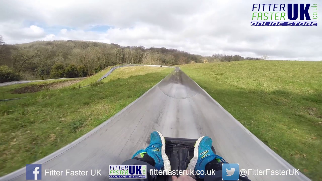Woodlands Devon - The Tornado Toboggan Run - POV - YouTube