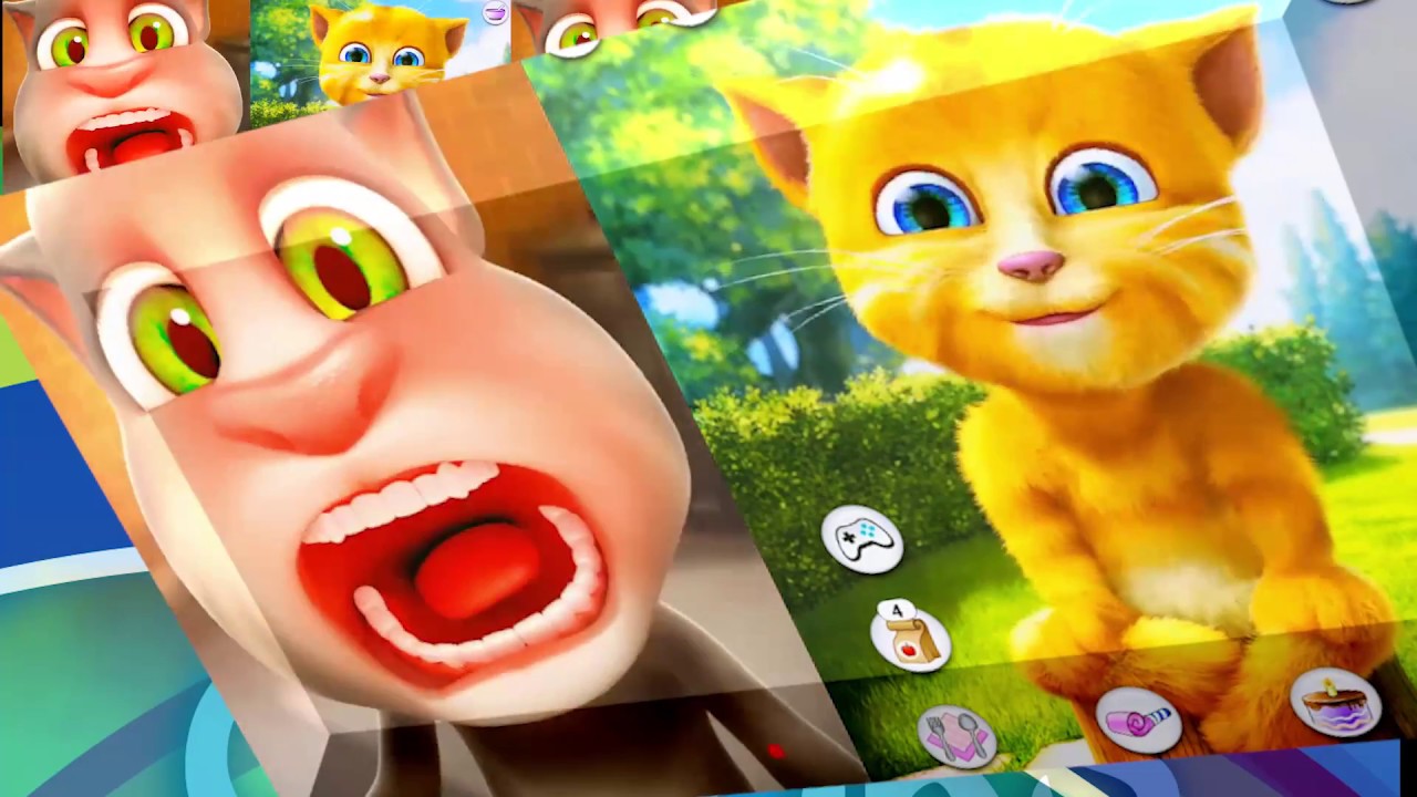 Talking Ginger Funny Colours Kids Colors Cartoon games BABY my talking ...