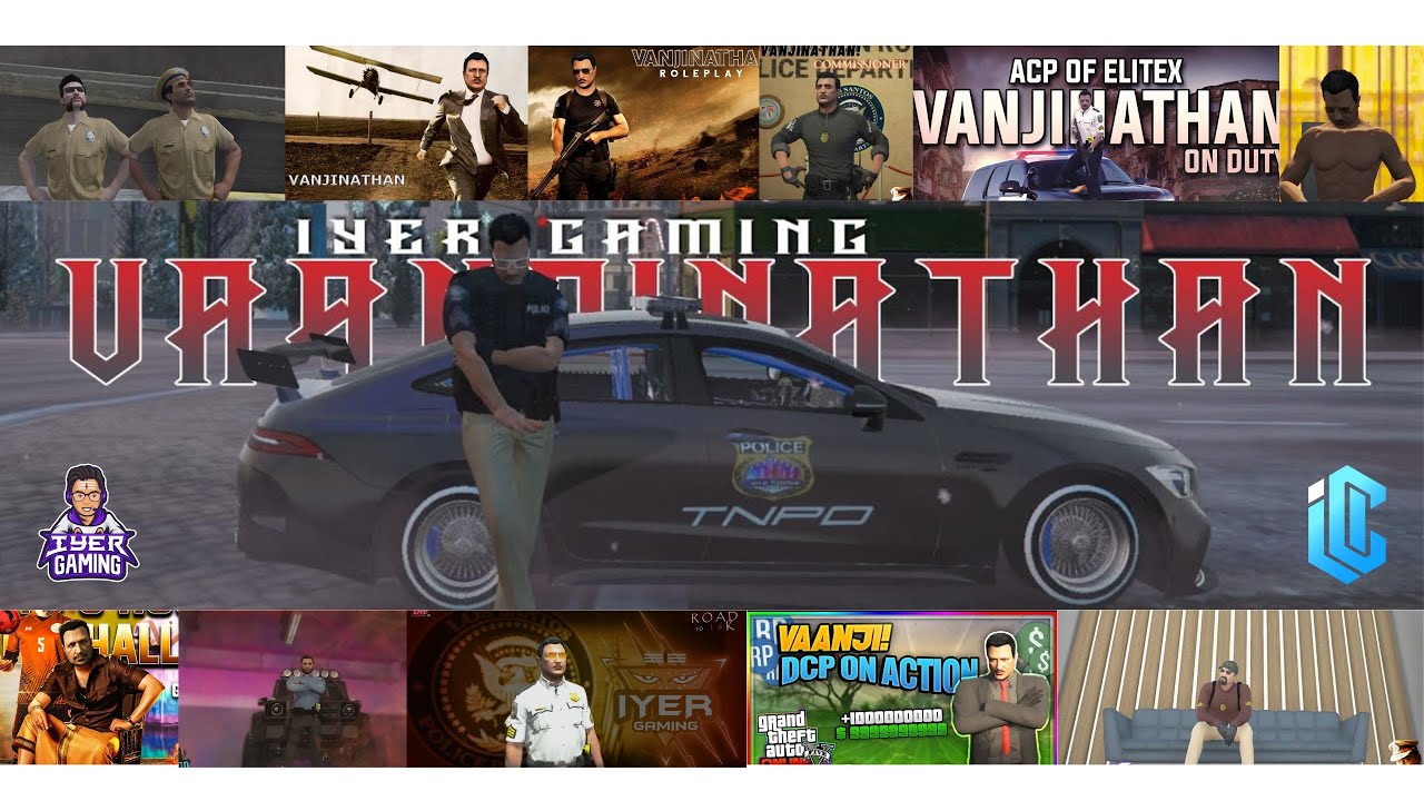 GTA 5 Iconic RP - Introducing Trainee Vanjinathan as the New Police Recruit! - YouTube