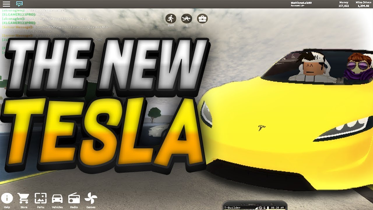 Roblox: GETTING THE TESLA ROADSTER 2.0!!!! | Vehicle Simulator - YouTube