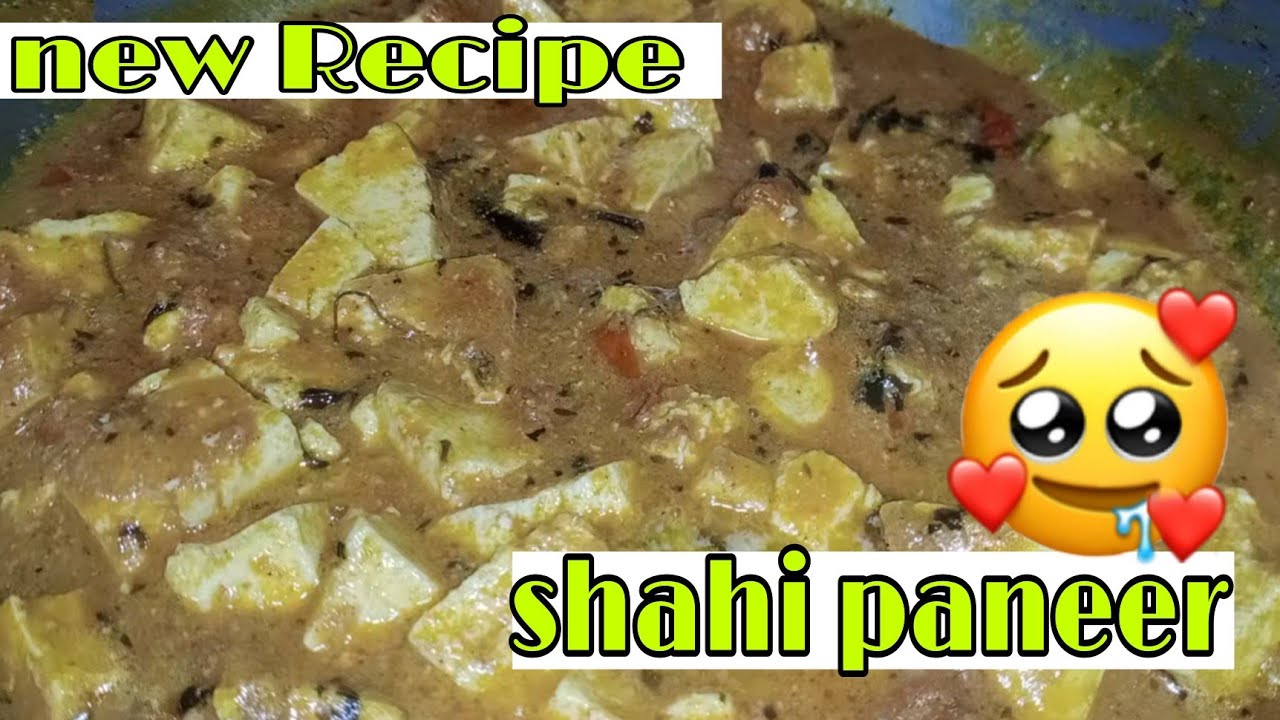 fast time sharing shahi paneer recipe // please mast try - YouTube