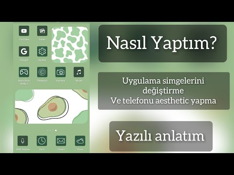 Telefon nasıl aesthetic yapılır? Telefon uygulama simgeleri değiştirme, telefon düzenleme ✨