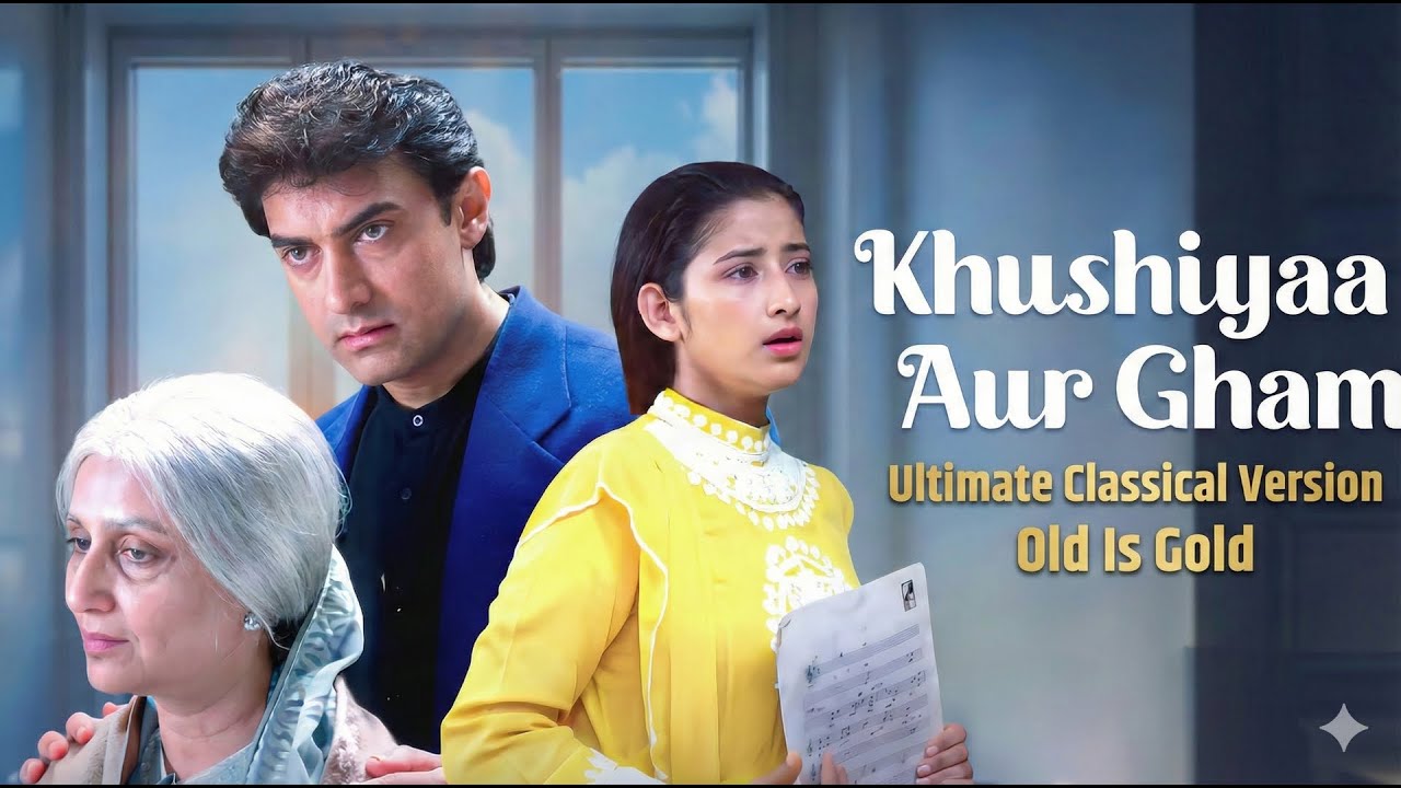 Khushiyan Aur Gham Saheti Hai | Classical Cover | Aamir, Manisha | Udit ...