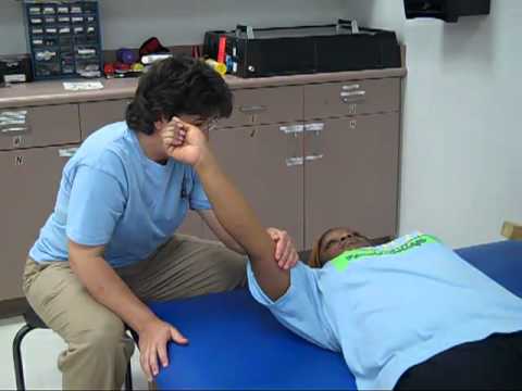 shoulder horizontal adduction.mp4 - YouTube