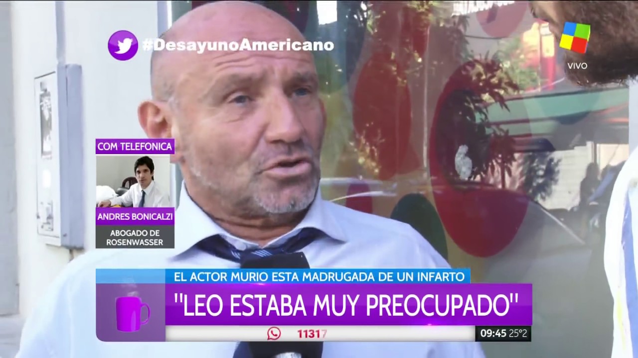 A los 61 años murió el actor Leo Rosenwasser - YouTube
