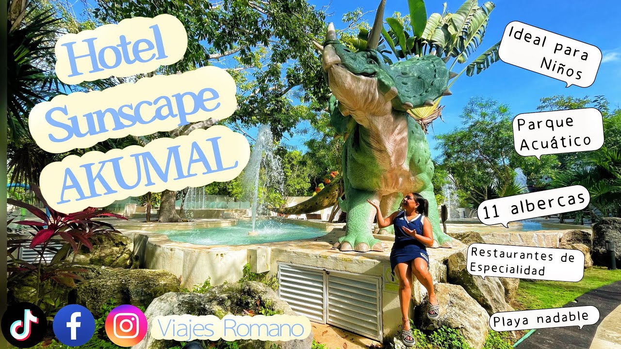 Hotel Sunscape Akumal | 100% familiar | Parque acuático |Todo Incluido | A los niños les ...