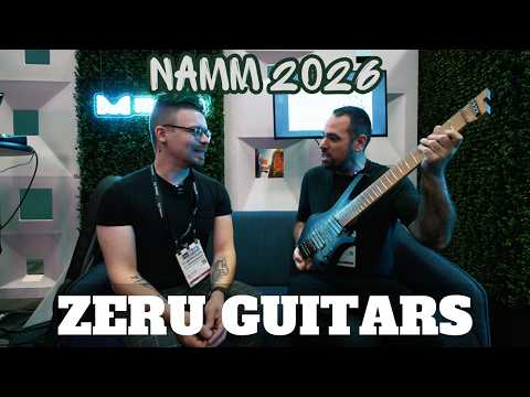 🎸Zeru Guitars Exhale: The Future of Headless 8-String Guitars (Live Interview From NAMM 2026)
