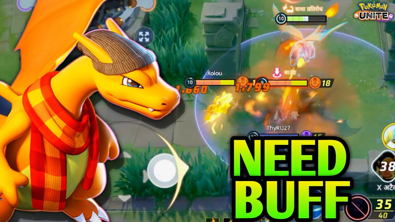 Charizard 🔥 Needs Buff in Pokemon Unite | Pokémon Unite Hindi gameplay ...