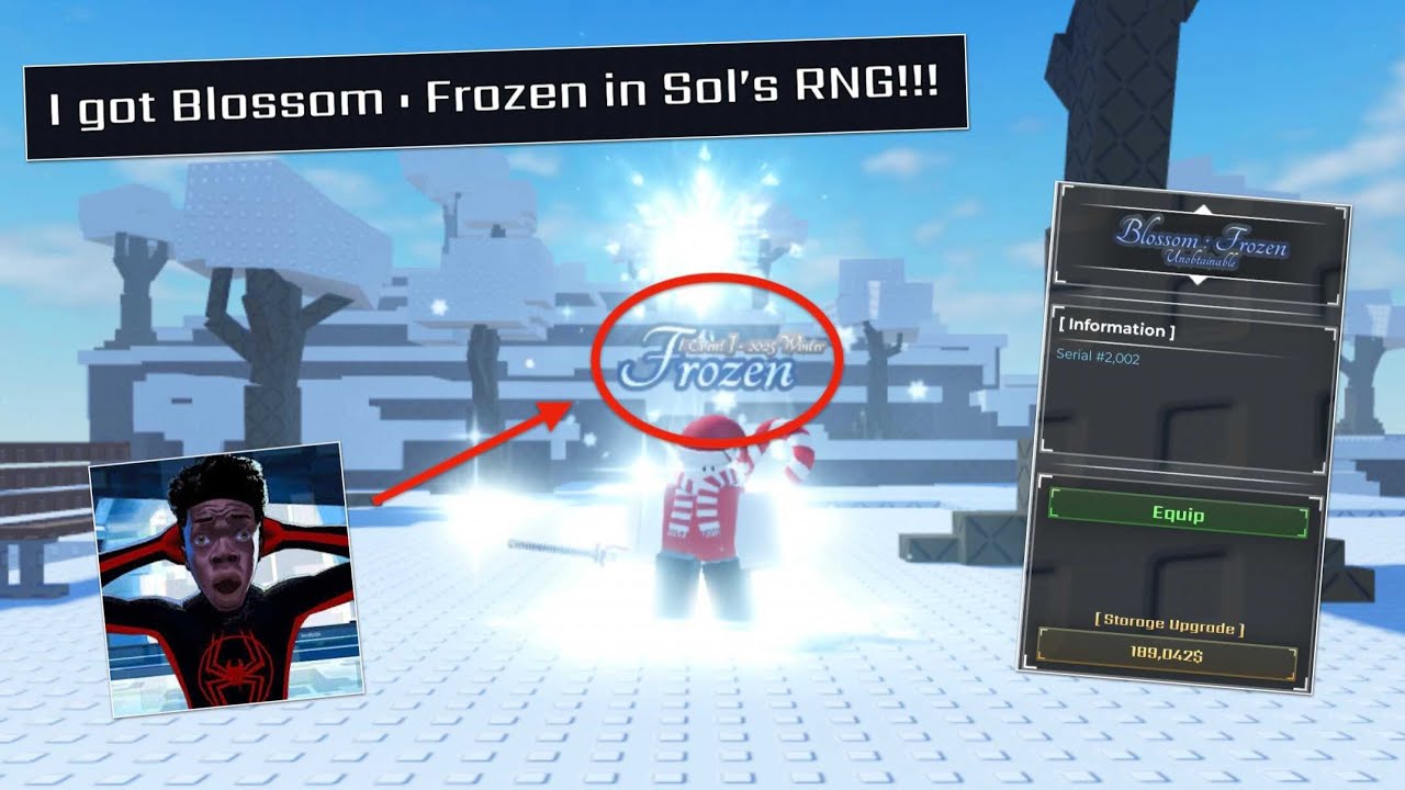 Getting Blossom : Frozen and Frigid in Sol's RNG !! - YouTube