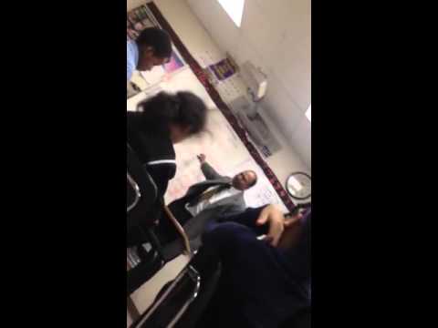 Watch student flip desk on teacher - YouTube