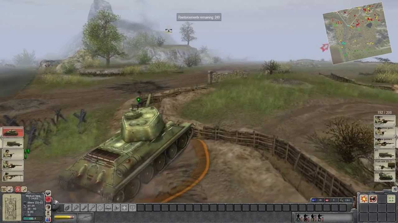 Men of War - Soviet campaign walkthrough - Mission 7 - Behind Enemy ...