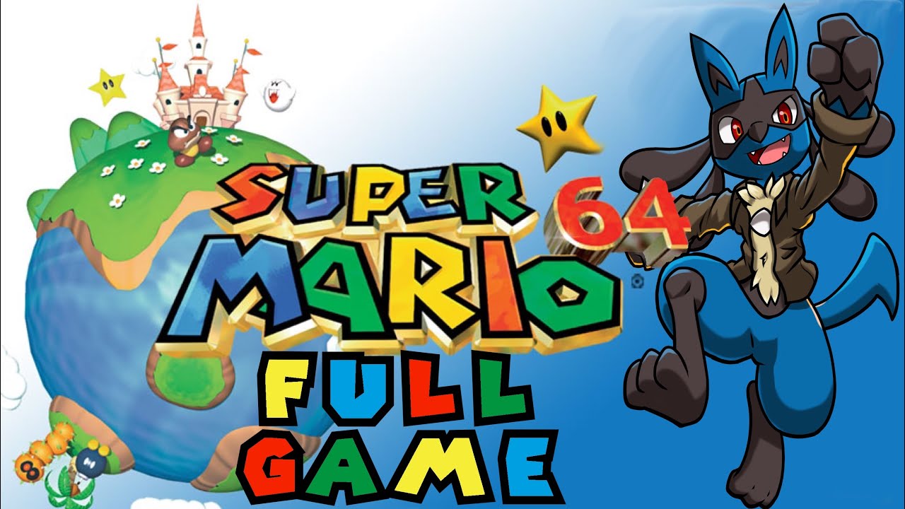 Super Mario 64 Plus Full Game Playthrough Youtube