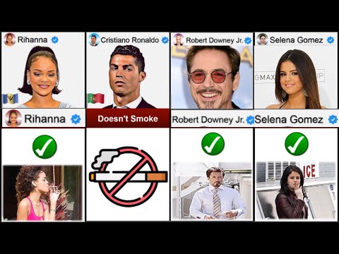 Celebrities Who Smoke Cigarettes in Real Life | Keanu Reeves, Selena Gomez, Rihanna, Vin Diesel, etc