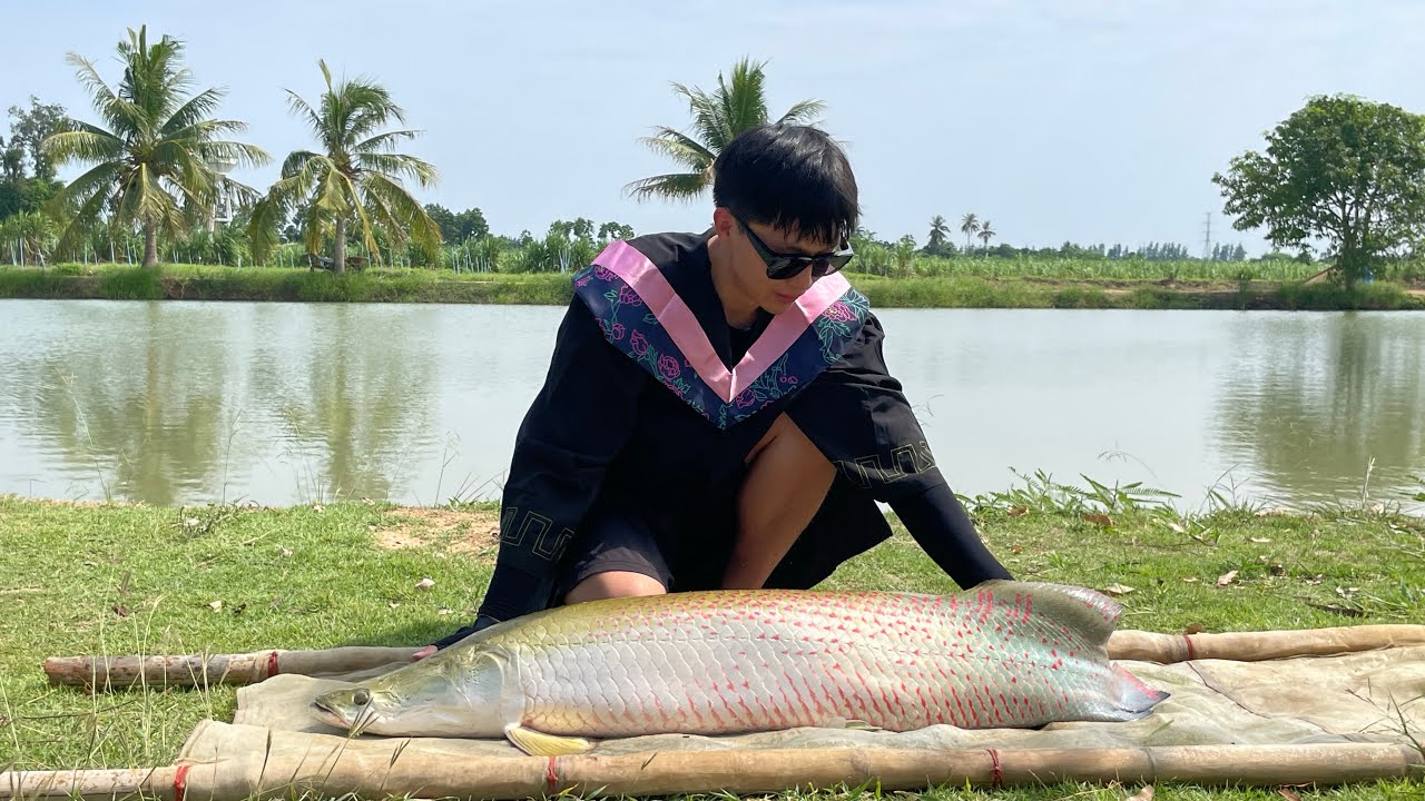 圓夢巨骨舌魚🎣 ！！！Arapaima fishing at Thailand! - YouTube