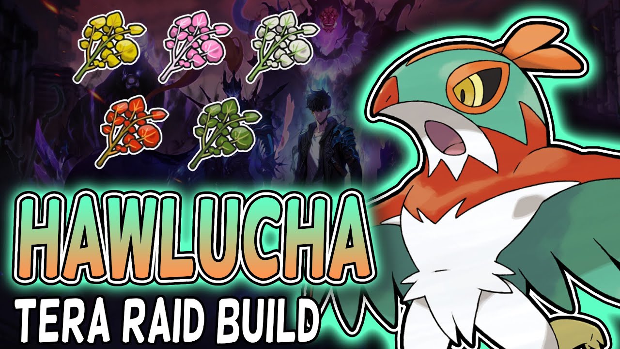 BEST Hawlucha (fighting) Build For Raids In Pokemon Scarlet And Violet ...