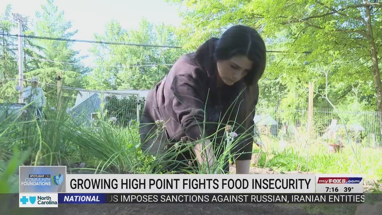 Youth learn to grow their own food at Growing High Point - YouTube