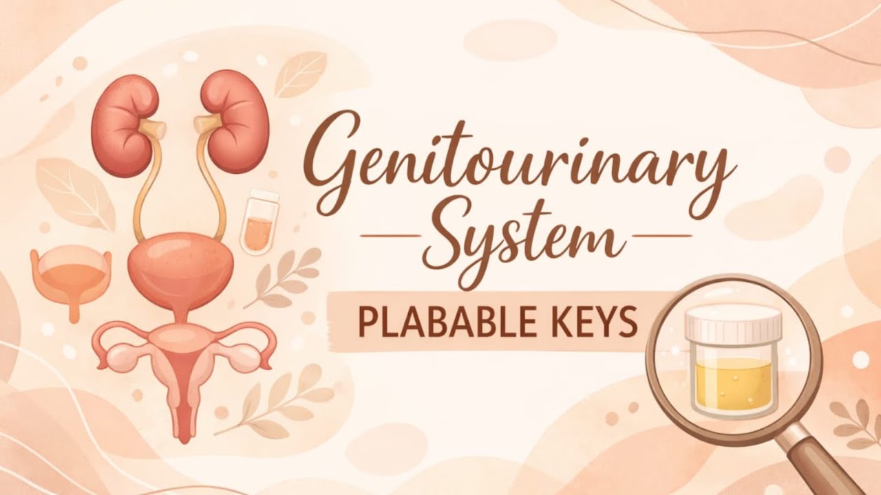 Genitourinary System | Plabable keys | 2026 | updated - YouTube