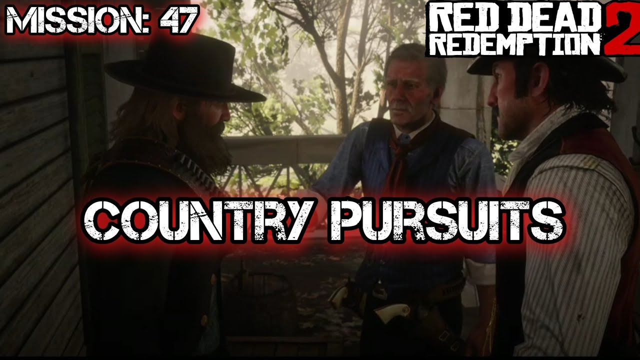 'Country Pursuits' Cutscenes - Red Dead Redemption 2: Mission 47 - YouTube