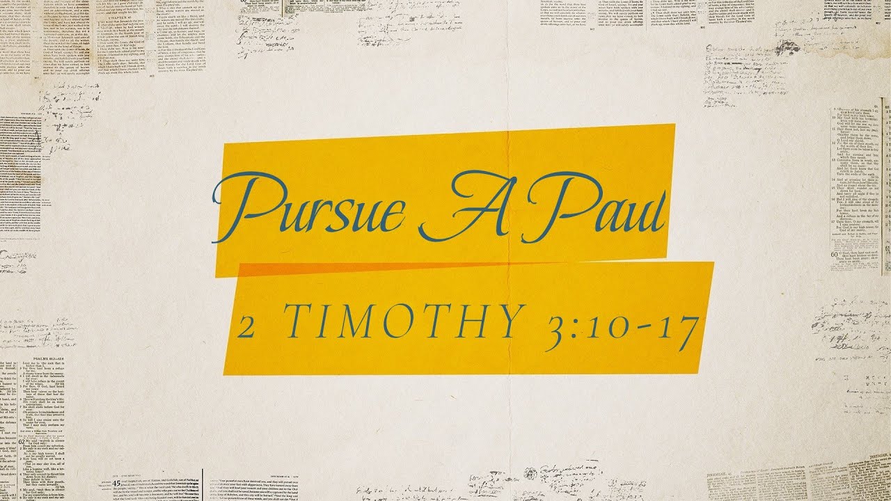 Pursue a Paul (Live May 18th) - YouTube