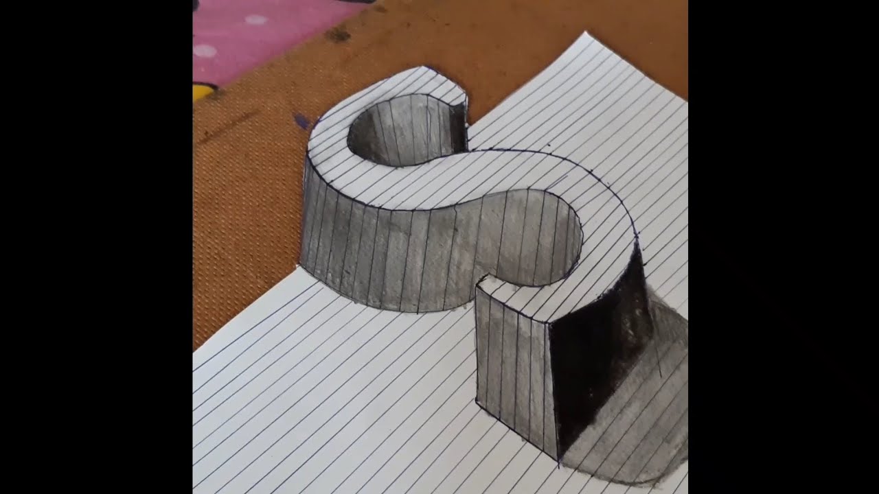 3d alphabet sketch ||Part 1 - YouTube