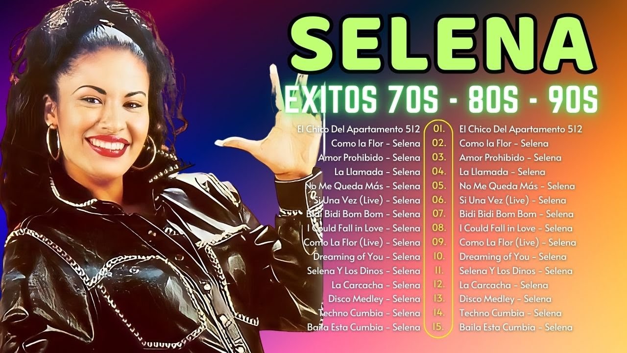 Selena Quintanilla: Mix Completo de sus Éxitos Más Emblemáticos (2024 ...