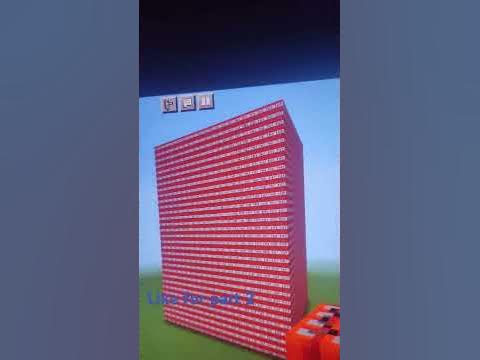 giant tnt block in minecraft - YouTube