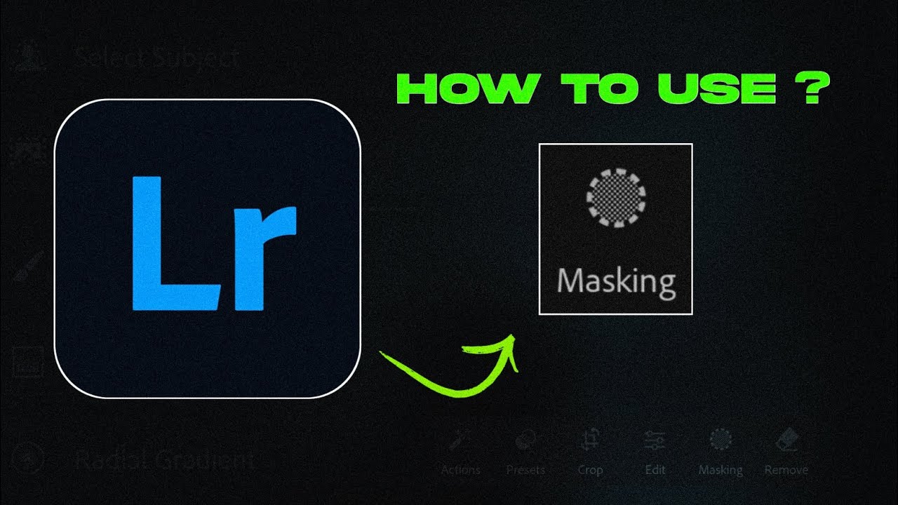 How To Use ? Masking Tool || Lightroom Tutorial || - YouTube