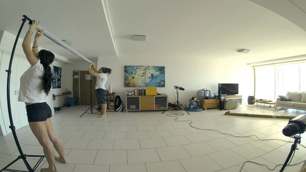 Photography Studio Setup Time Lapse video from GoPro - YouTube