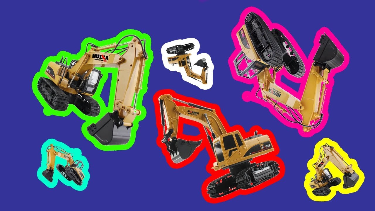 Seru!! Mainan Anak EXCAVATOR | Mainan Anak | excavator Anak - YouTube
