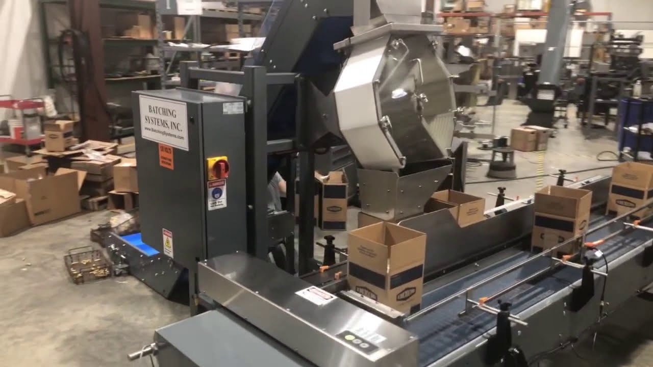 Bag counter with Dual Lane conveyor - YouTube