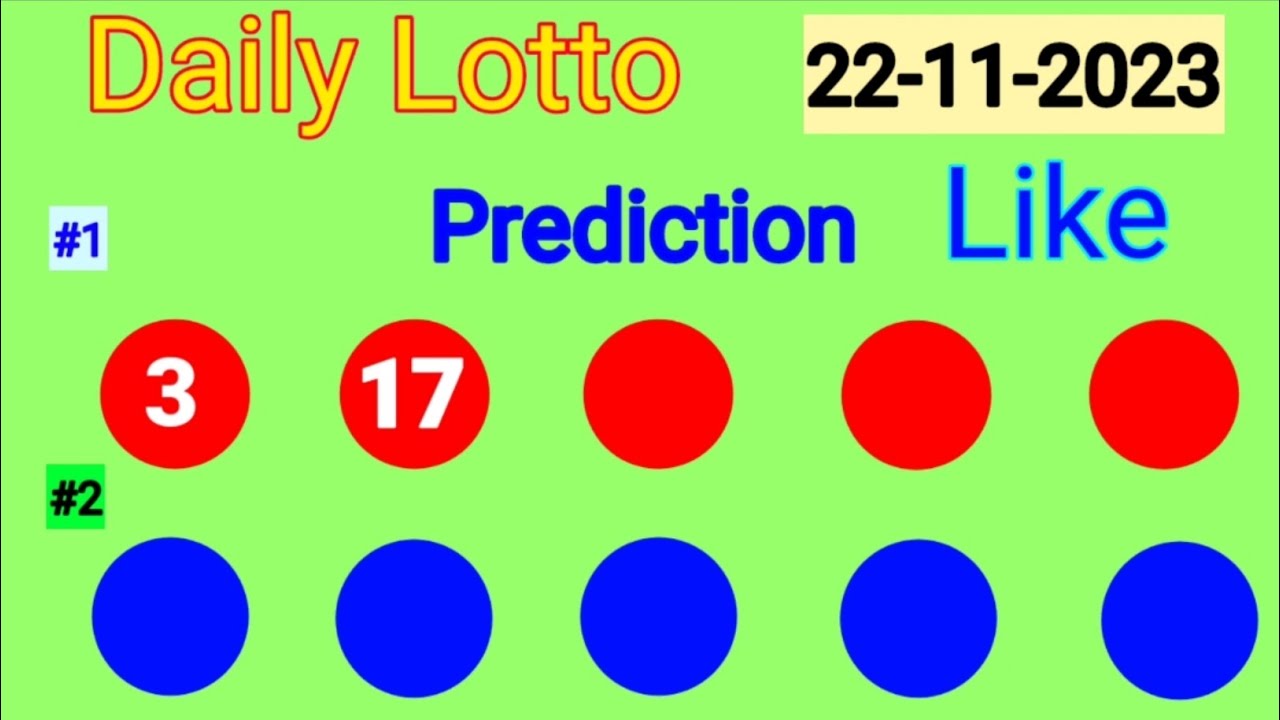 Daily Lotto Prediction 22 November 2023 | SA Daily Lotto Prediction ...
