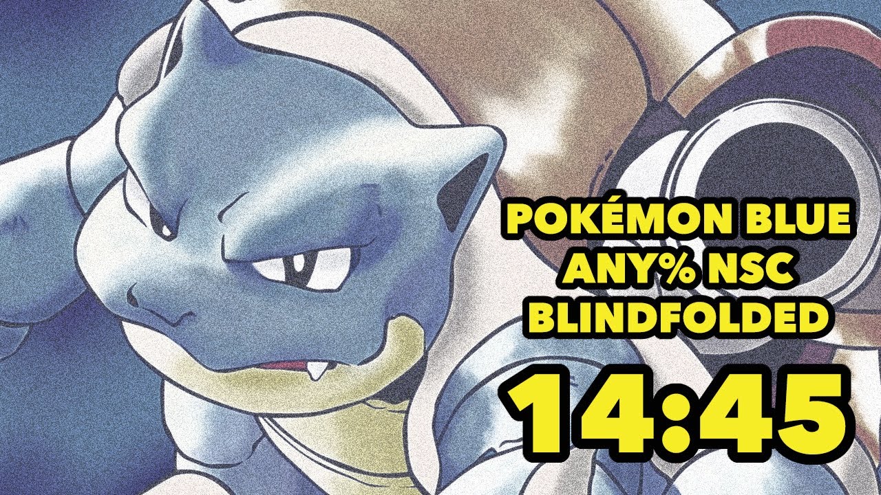 Pokemon Blue - Blindfolded [14:45] - YouTube