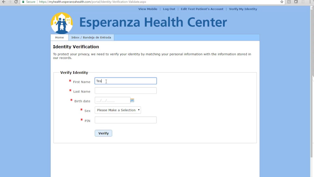 MyHealth Registration Tutorial - YouTube