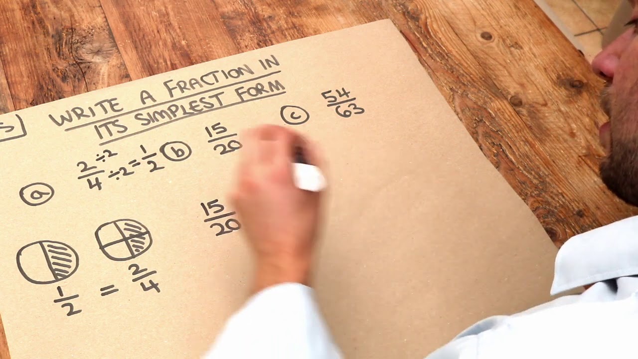 Key Skill Write A Fraction In Its Simplest Form YouTube