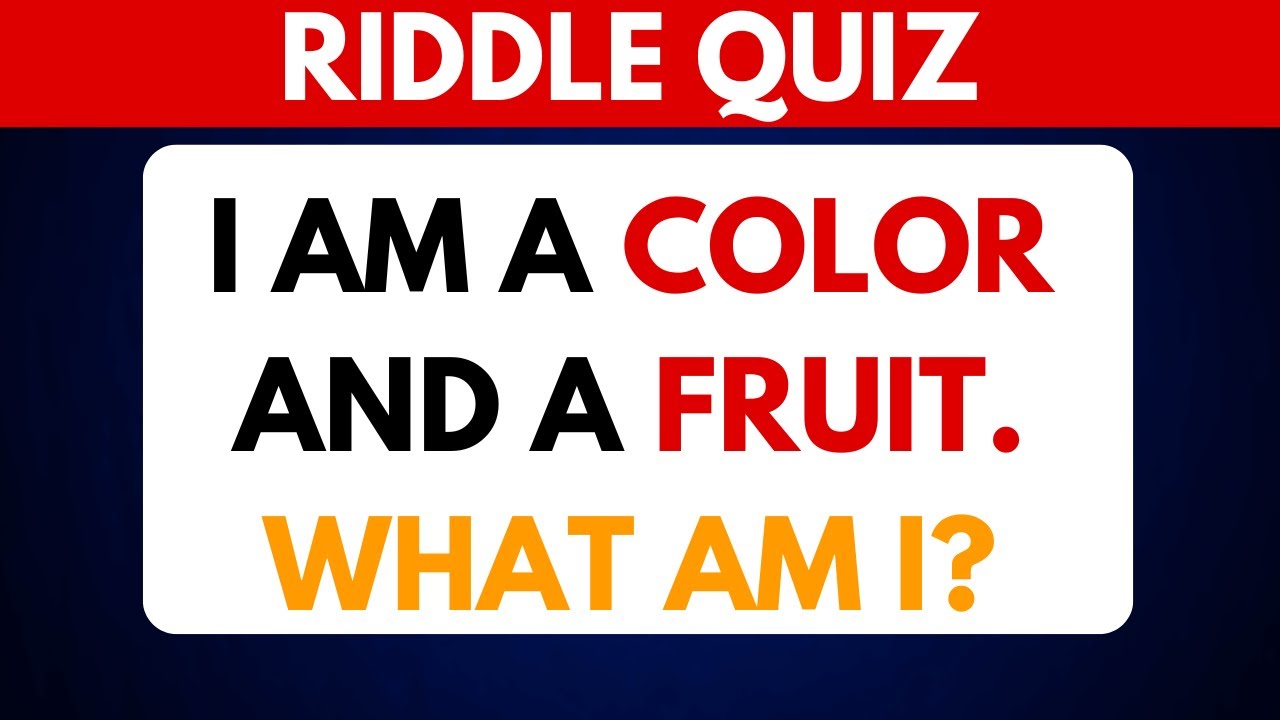 Can You Crack These 32 Mind-Bending Riddles? 🧩 | Ultimate Riddle Quiz ...