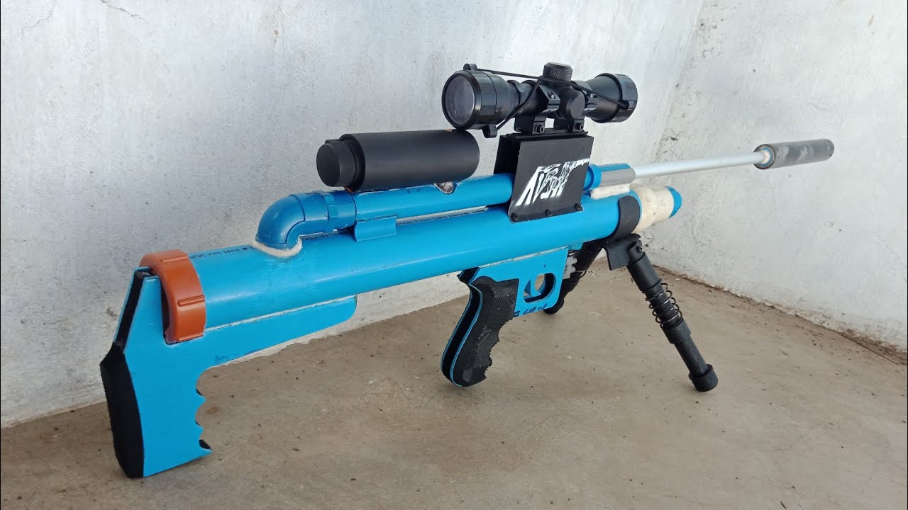 TIME LAPSE//DIY GRIP AND STOCK FOR PVC TOY GUN @avilldiychannel - YouTube