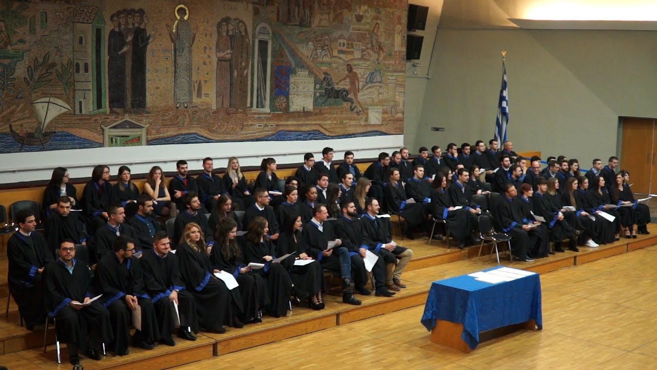 Ορκωμοσία τμήματος Φυσικής ΑΠΘ, 22 Νοεμβρίου 2016 - YouTube