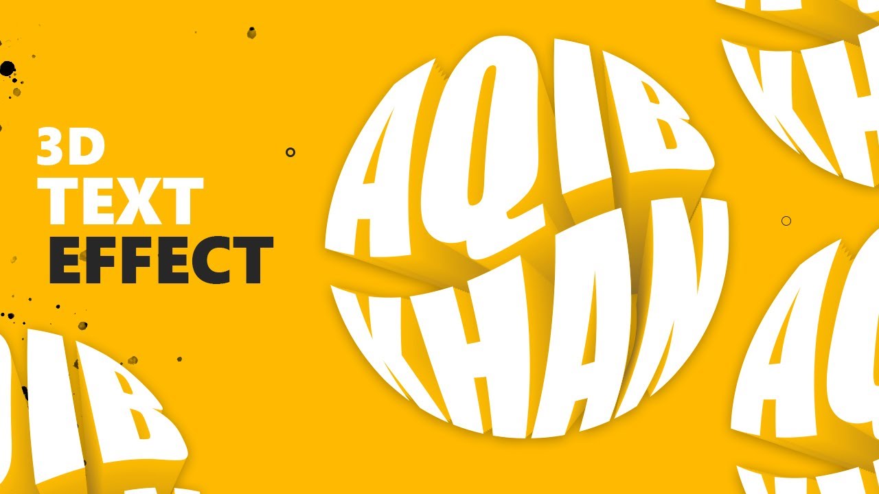 "Mastering 3D Text Effects in Illustrator: Step-by-Step Tutorial ...