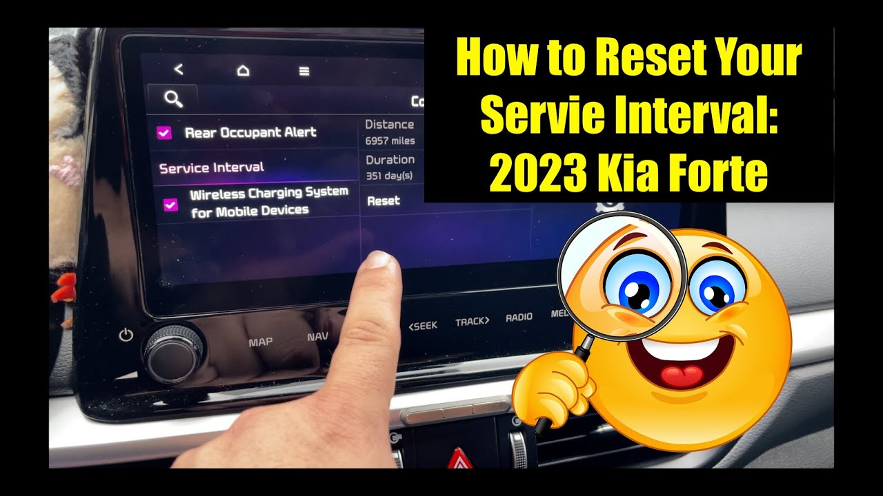 How To Reset 2023 Kia Forte Service Interval - YouTube