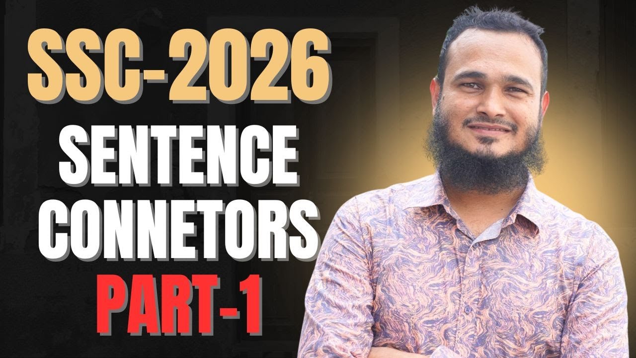 SSC-26 Sentence Connetors part-1 - YouTube