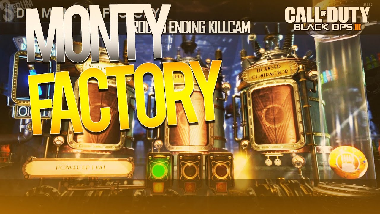 Dr. Monty's Factory! COD BO3 Zombies New Feature! (Monty's Factory Mega ...
