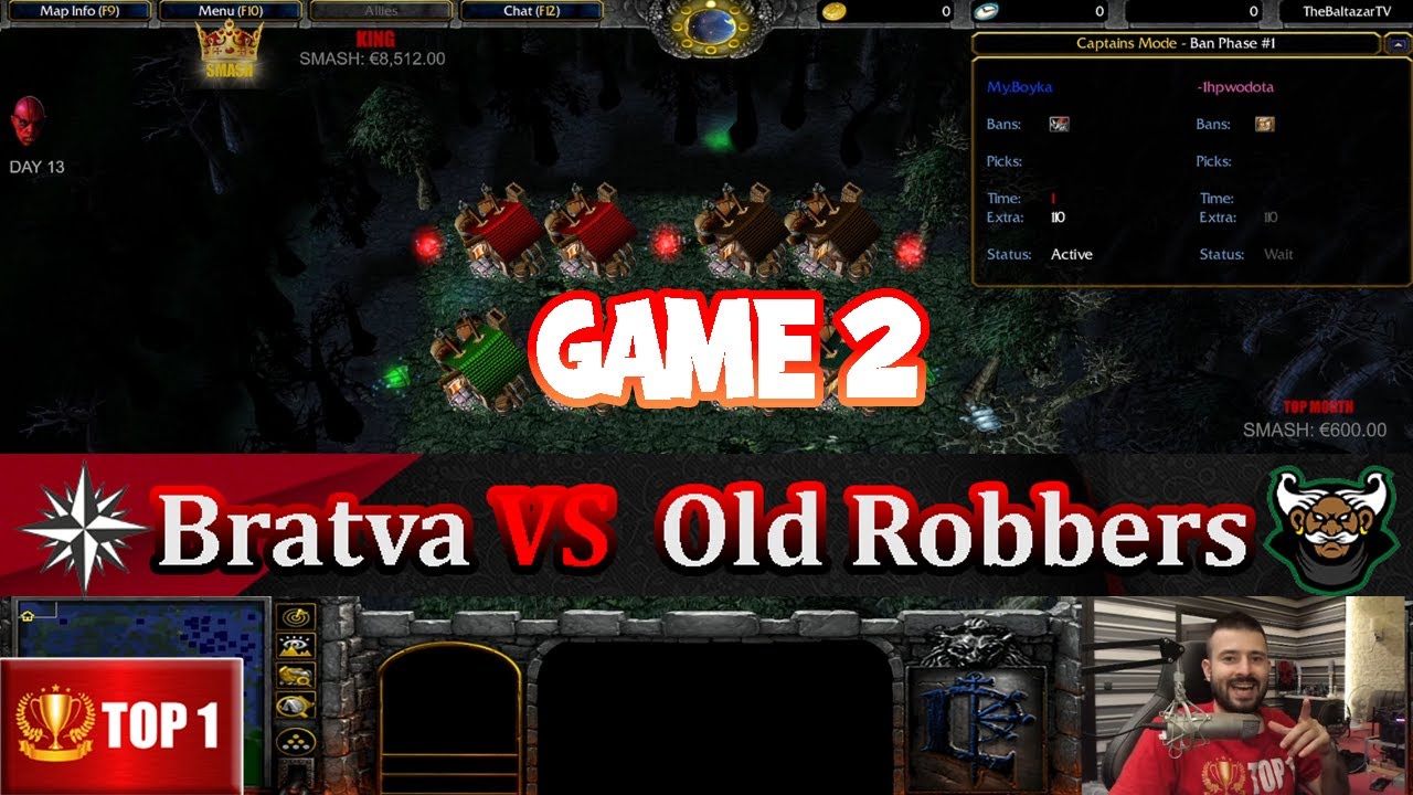 DOTA 🏆TOP 1 - Bratva vs Old Robbers (GAME 2) Group F - YouTube