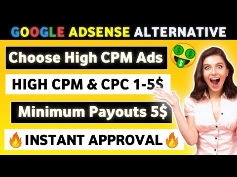 Google AdSense Alternative High CPM Ad Network For Blogger & Wordpress Instant Approval - YouTube