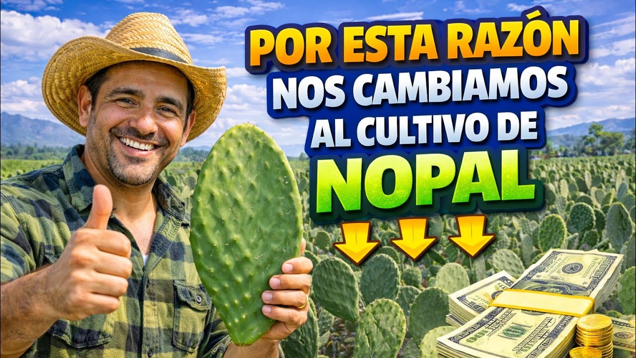 Por esta razón nos cambiamos al cultovo de nopal no es que nos ballamos ...