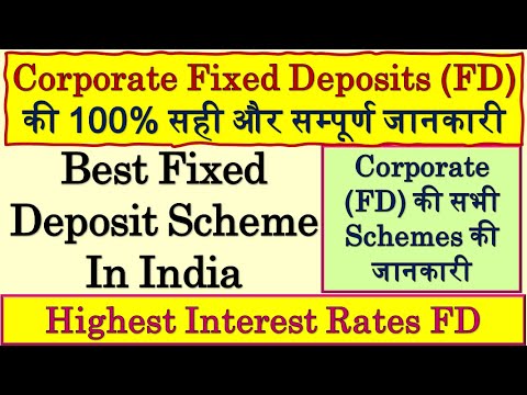 Corporate Fixed Deposits FD | Best Fixed Deposit Scheme In India ...