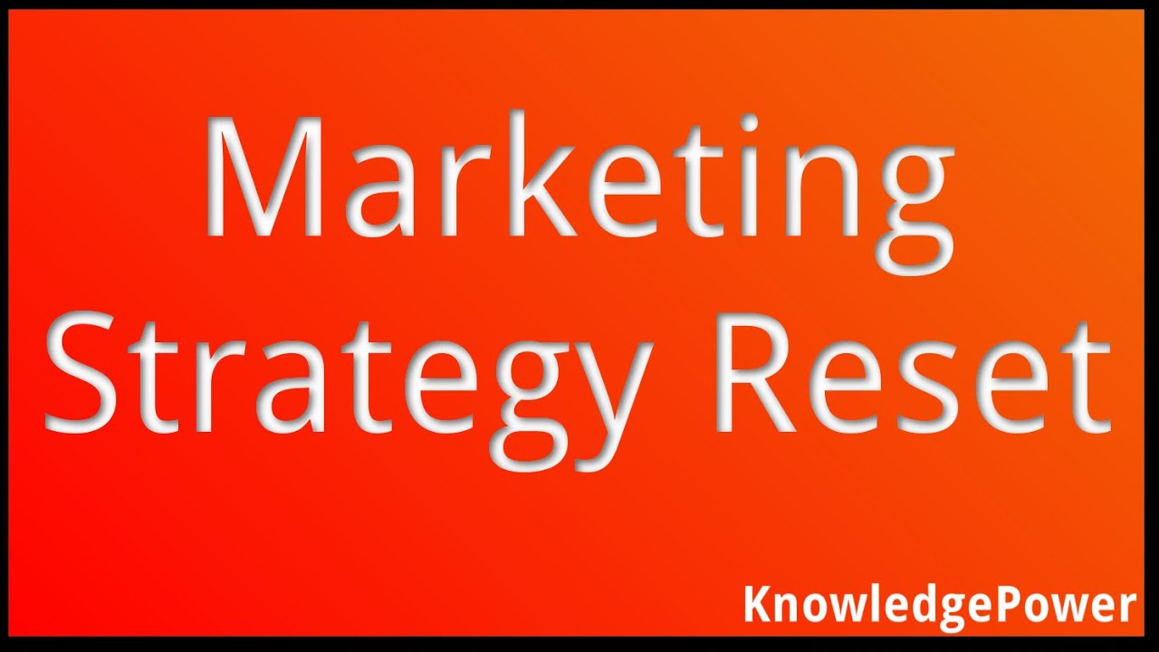10 Marketing Strategy Reset Questions - YouTube
