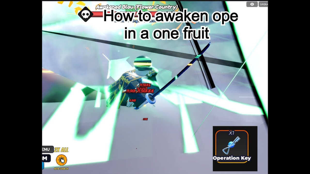 HOW TO AWKEN OPE IN ONE FRUIT SIM ROBLOX - YouTube